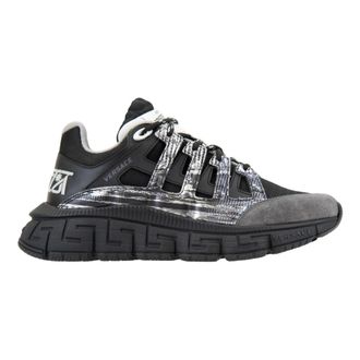 Versace Damen Schn&uuml;rschuhe Stilvolles Design - - Shoes - Damen - Schwarzk - 36 EU