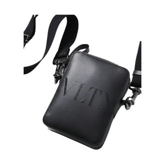 Valentino unisex, Pre-owned, Noir, Taille: ONE Size Sac bandouli&egrave;re Vltn en cuir Pre-owned