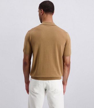 Pierre Cardin Poloshirt Strick Polo kurzarm mit Rippb&uuml;ndchen