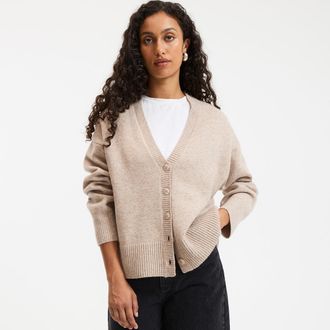 La Redoute Collections Gilet En Laine En Grosse Maille