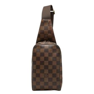 Louis Vuitton Sac bandouli&egrave;re vintage Damier Pre-owned - Homme - Pre-owned - Brun - Taille: ONE Size