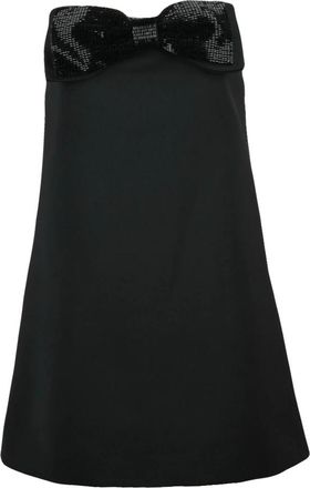 Self Portrait Femme, Robes, Noir, Taille: 34 FR Trapeze Mini Dress