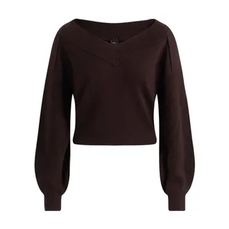 Pinko Pinko, Femme, Pulls, Brun, Taille: 38 FR Pull Ringhio Pur