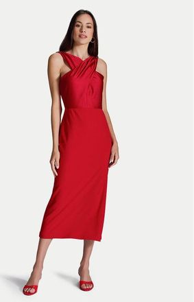 Swing Coctailkleid 5AI17900 Rot Slim Fit