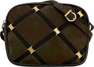 Ferragamo Pre-owned Vara Sac Bandouli&egrave;re - Femme - Pre-owned - Brun - Taille: ONE Size
