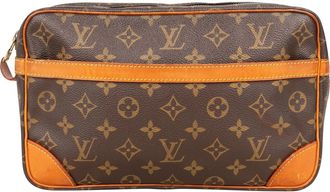 Louis Vuitton Crossbody Bags - Louis Vuitton Canvas Monogram Compiegne 28 Clutch - Gr. unisize - in Braun - f&uuml;r Damen
