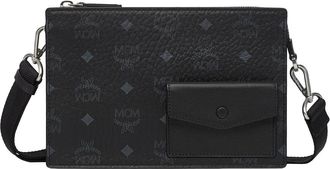 MCM Crossbody Bags - Aren Vi Crossbody Sml Bk - Gr. unisize - in Schwarz - f&uuml;r Damen
