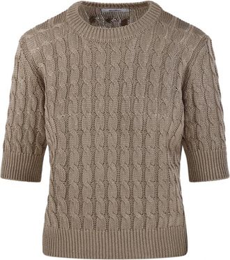 Max Mara Femme, Pulls, Brun, Taille: 40 FR Talamo Sweater