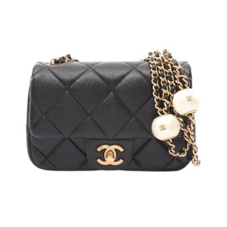 Chanel Pre-owned Mini Matelasse Lammleder Umh&auml;ngetasche - - Pre-owned - Damen - Schwarzk - ONE SIZE
