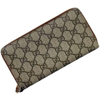 Gucci Portefeuille Long Pre-owned (Bi-pli) - Femme - Pre-owned - Beige - Taille: ONE Size