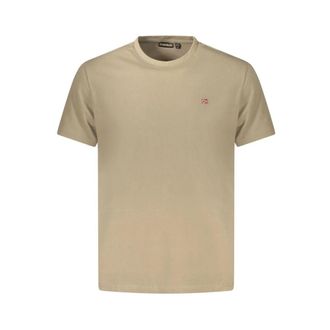 Napapijri Baumwoll-T-Shirt - - Tops - Herren - Beige - 2XL