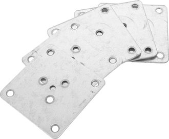 SOLUSTRE GLEAVI 5 St&uuml;ck Dicke Montageplatten f&uuml;r M&ouml;belbeine aus Eisen Flache Reparaturplatten f&uuml;r Sofa und Tischbeine Stabile Verbindung f&uuml;r Sitzm&ouml;bel