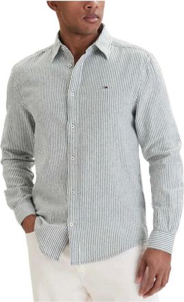 Tommy Hilfiger Homme, Chemises, Vert, Taille: XL Casual Chemises