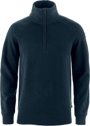 Fj&auml;llr&auml;ven Herren &Ouml;vik Lite Half Zip Sweatshirt, Dark Navy, Medium