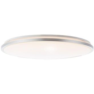 Brilliant Lampe Jamil led Wand- und Deckenleuchte 48cm wei&szlig;/silber 1x 60W led integriert, (4800lm, 3000-6000K) Steuerbar &uuml;ber Fernbedienung