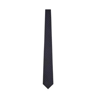 Emporio Armani Jacquard Krawatte - - Accessories - Herren - Blau - ONE SIZE