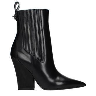 Valentino Garavani Femmes Bottines Cuir Noir