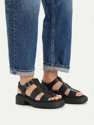 Calvin Klein Sandalen Chunky Sandal Fisherm Lth HW0HW02904 Schwarz