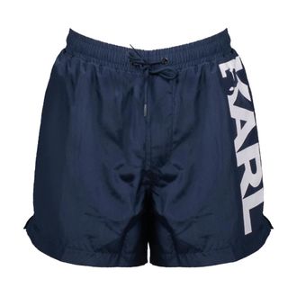 Karl Lagerfeld Logo Boardshorts - - Swimwear - Herren - Blau - S