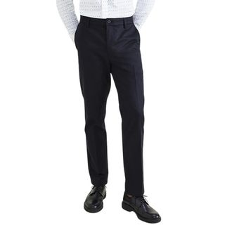 Dockers Homme, Pantalons, Noir, Taille: W31 L32 Signature Pantalon Kaki Infroissable