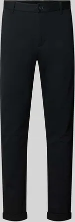 Lindbergh Slim Fit Stoffhose mit umgeschlagenen Hosenbeinen