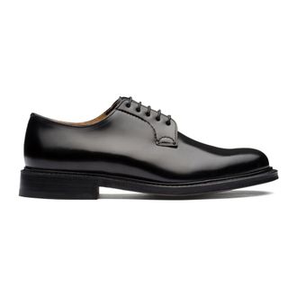 Churchs Homme, Chaussures, Noir, Taille: 41 EU Chaussures Plates Derby Noires