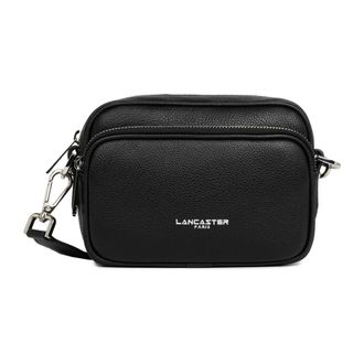 Lancaster Double Zip Crossbody Bag - - Bags - Damen - Schwarzk - ONE SIZE