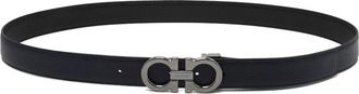 Ferragamo Homme, Accessoires, Noir, Taille: 105 CM Ceinture Gancini
