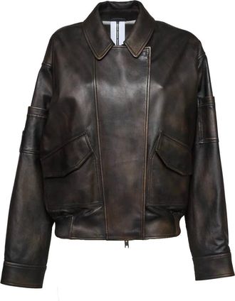 S.W.O.R.D 6.6.44 S.w.o.r.d 6.6.44, Homme, Vestes, Noir, Taille: XS Bomber en vera pelle