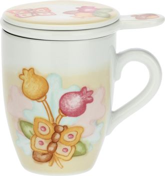 Thun Kräutertee - Linie Grace, Home Is Where Your Family Is - Küche, Flugkaffee - Porzellan - Ø 8,5 cm; 12 cm h, 300 ml