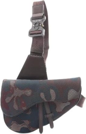 Dior Pre-owned Peter Doig Canvas Leather Waist Bag - Homme - Pre-owned - Multicolore - Taille: ONE Size