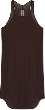 Rick Owens Homme, Tops, Brun, Taille: L Basic Rib Tank