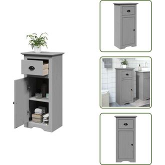vidaXL Badschrank bodo Grau 44x30x90 cm - Badschrank - Badschr&auml;nke - Badezimmerschrank - Badezimmerschr&auml;nke