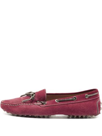 Tod's Gommino suede loafers - Rosa