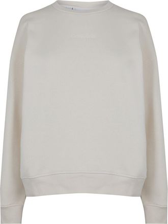 Calvin Klein Sweatshirt f&uuml;r Damen, Regul&auml;r, Drop-&Auml;rmel (Birke)
