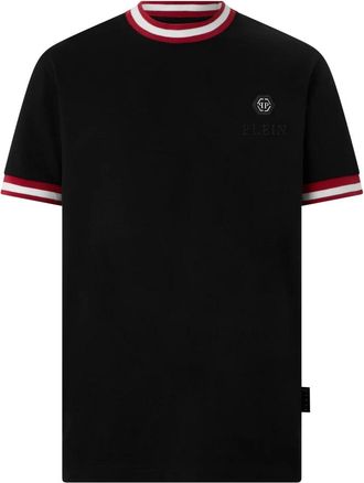 Philipp Plein T-Shirt Rundhalsausschnitt Kurzarm - - Tops - Herren - Schwarzk - S