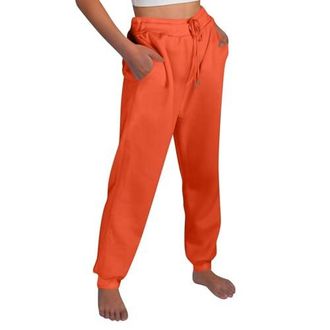 Generic Pantalon de jogging pour femme avec cordon de serrage - Jambe droite - Pantalon dentra&icirc;nement ample &agrave; taille &eacute;lastique - Pour le hip-hop, la gym et le