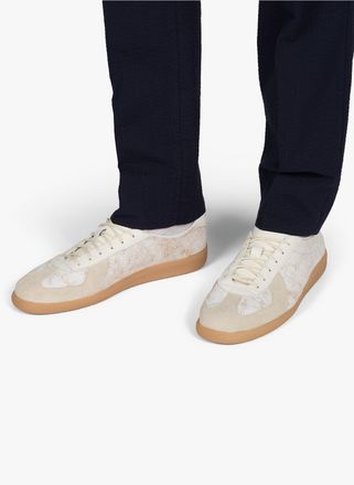 RUN OF Baskets en cuir m&eacute;lang&eacute;