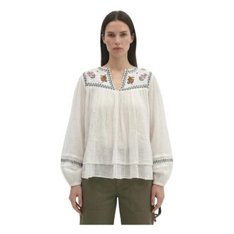 BERENICE Damen, Blusen & Hemden, Wei&szlig;, SGr&ouml;&szlig;e