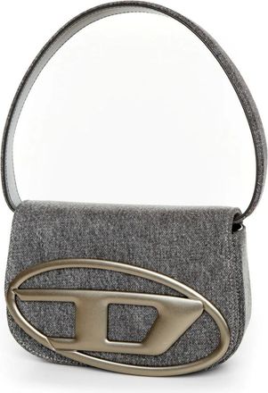 Diesel Femme, Sacs, Gris, Taille: ONE Size Sac bandouli&egrave;re iconique