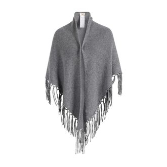 Max Mara Ch&acirc;le Wkatornado - Femme - Accessoires - Gris - Taille: ONE Size