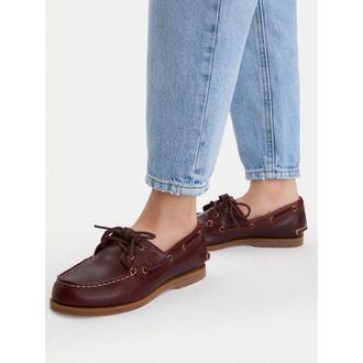 Timberland Halbschuhe Timberland Classic Boat TB0A2Q9XEIW1 Dunkelrot