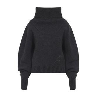 Jacquemus Grauer Pullover Aw25 Luxus Komfort - - Knitwear - Damen - Grau - L