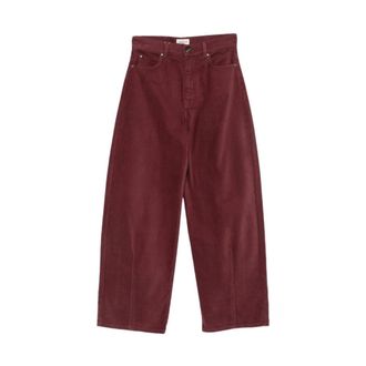 Max Mara Wkdtania Weite Hose - - Trousers - Damen - Rot - S