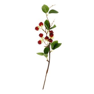 Amosfun Realistische K&uuml;nstliche Rote Fr&uuml;chte Simulierte Himbeer-Ornamente K&uuml;nstliche Pflanzen F&uuml;r Heimdekoration Und Fotografie-Requisiten