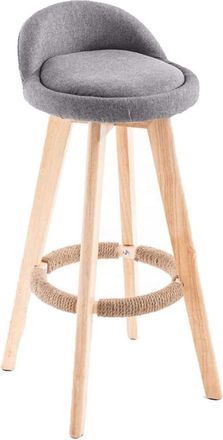 Generic Moderne Barhocker, Hochst&uuml;hle, Massivholz-Hochhocker, Barst&uuml;hle mit nordischer R&uuml;ckenlehne / 37 x 37 x 73 cm