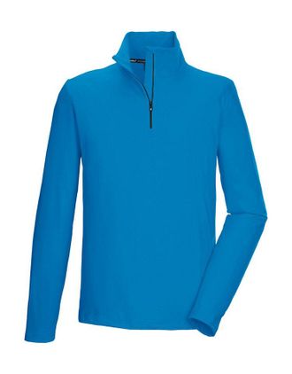 Killtec Langarmshirt KSW 71 MN FLX SHRT Funktionsshirt mit Stehkragen, warm, bequem, Zipper mit Kinnschutz