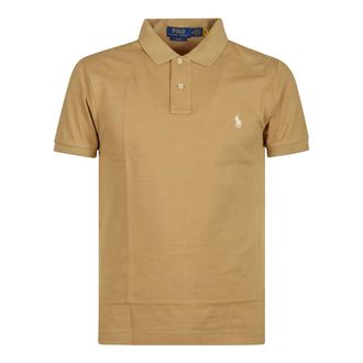Polo Ralph Lauren Slim Fit Polo Shirt - - Tops - Herren - Braun - M
