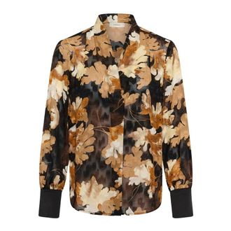 Inwear MasonIW Blouse &agrave; col en V - Femme - Blouses et Chemises - Multicolore - Taille: 38 FR