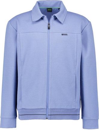 HUGO BOSS Herren Overshirt blau unifarben